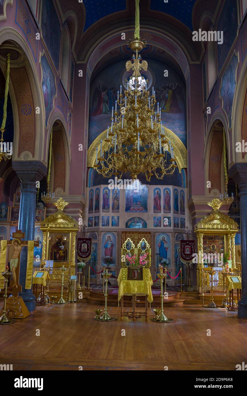 In the old church of St. John Chrysostom. The Staroladozhsky Nikolsky ...