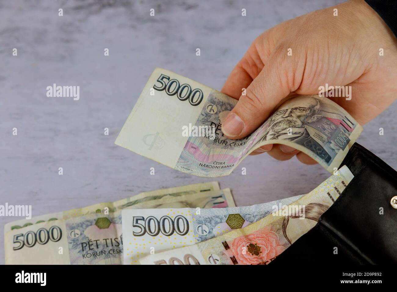 Banknotes korun hi-res stock photography and images - Alamy