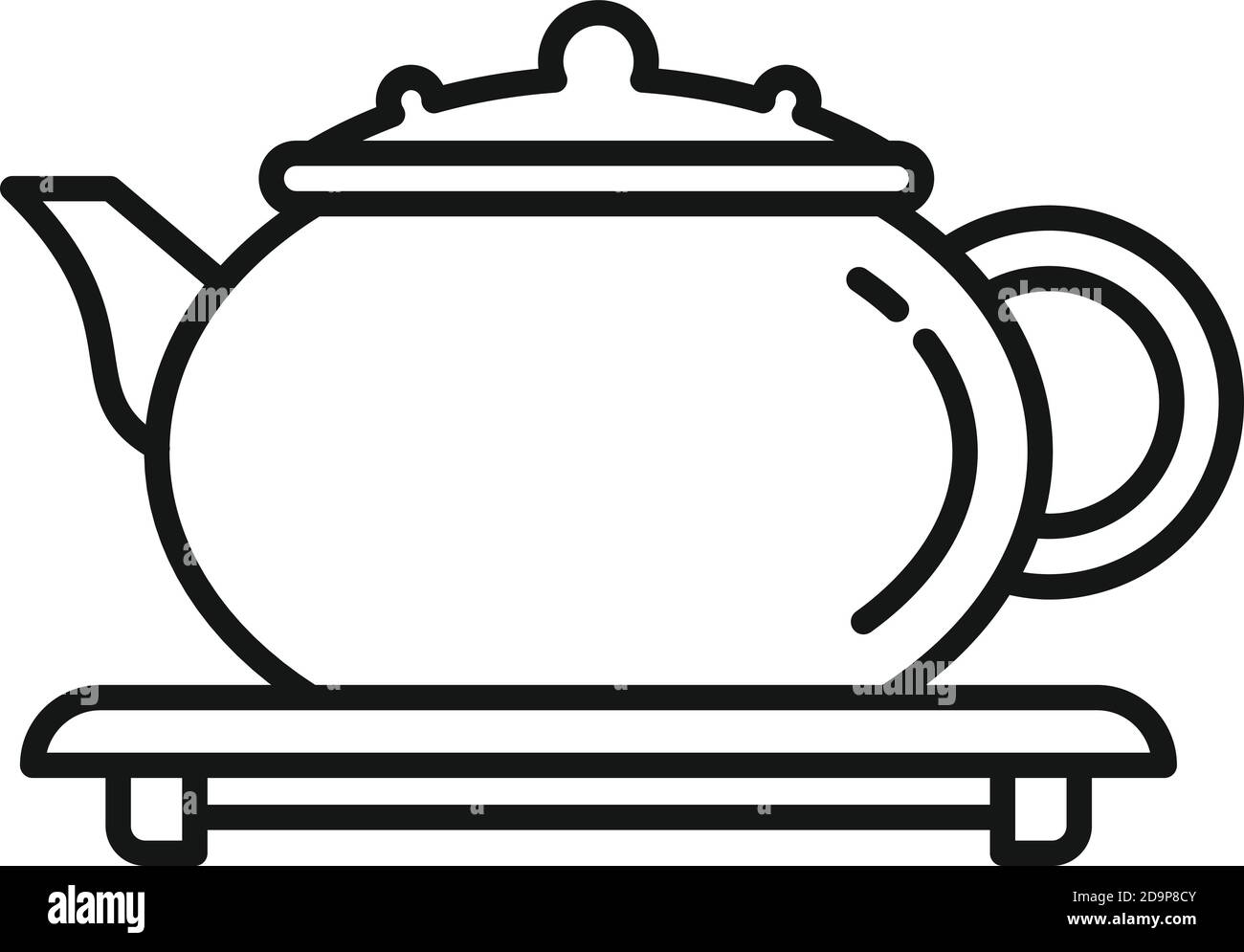 Tea ceremony icon, outline style Stock Vector Image & Art - Alamy