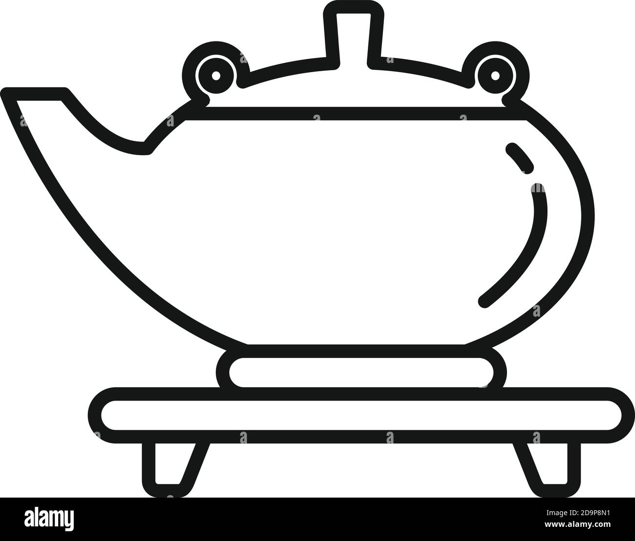 Chinese tea ceremony icon, outline style Stock Vector Image & Art - Alamy