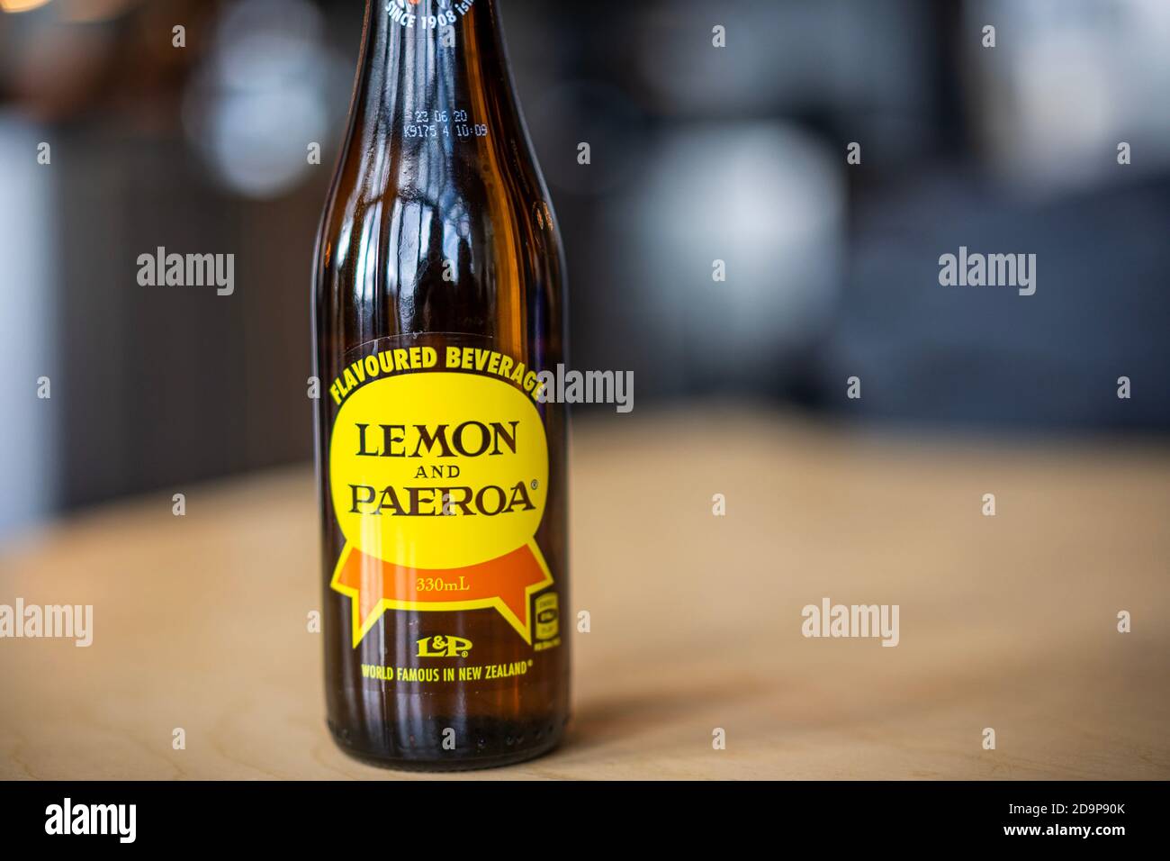 Lemon & Paeroa, also known as L&P, is a sweet soft drink manufactured ...
