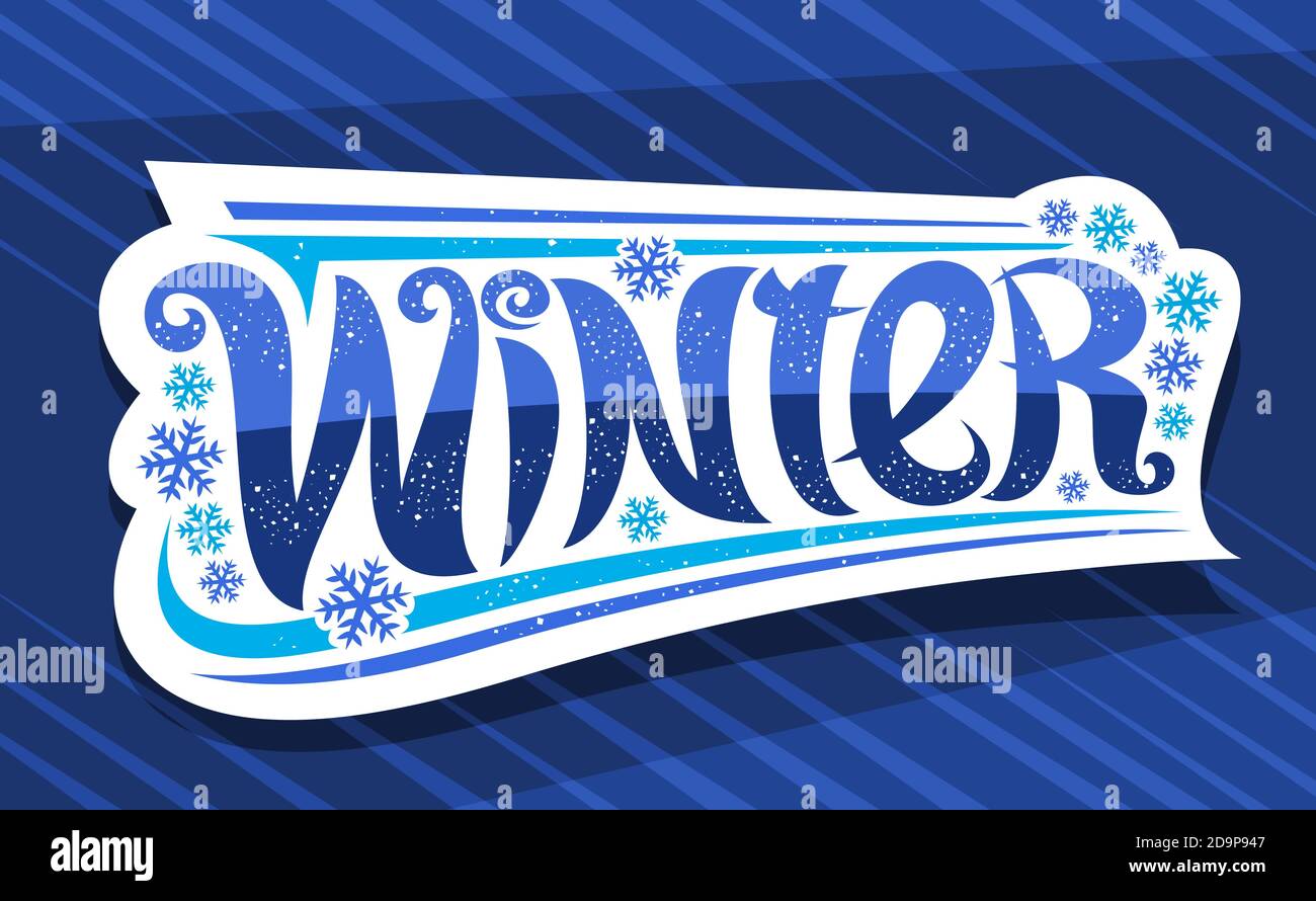 Banner snow Stock Vector Images - Alamy