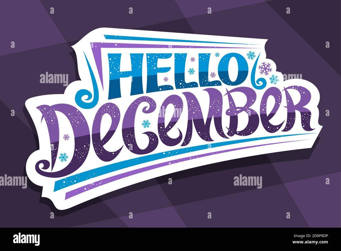 Hello december hi-res stock photography and images - Alamy