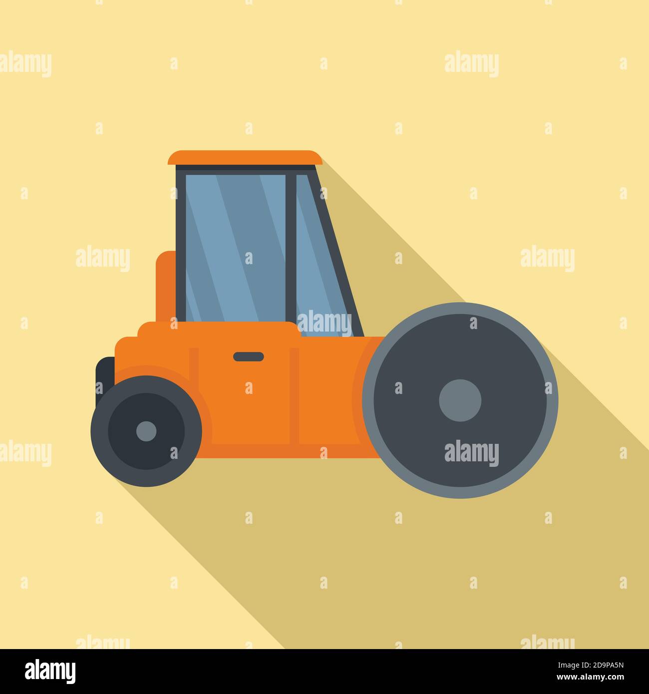 Steamroller machine icon hi-res stock photography and images - Alamy