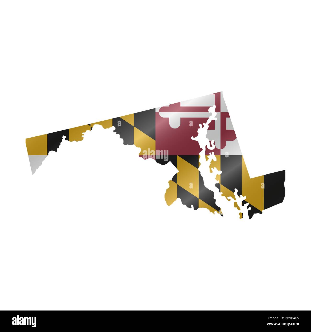 Maryland flag mask Stock Vector Images - Alamy