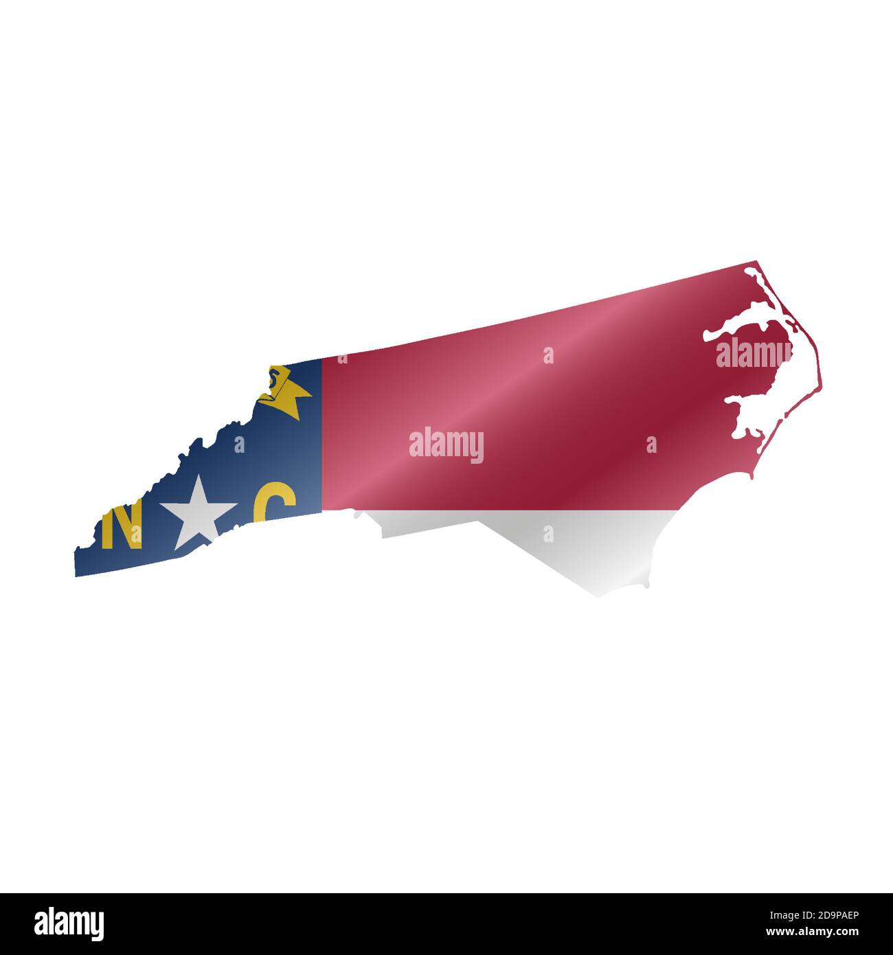 North Carolina Flag Vector