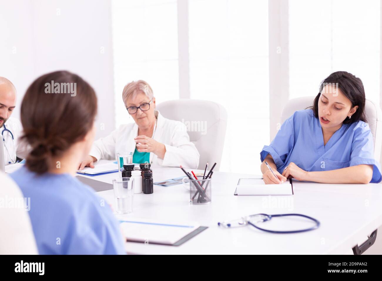 Medical meeting boardroom hi-res stock photography and images - Alamy