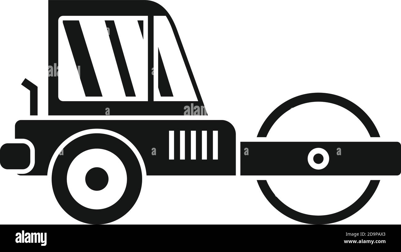 Machine road roller icon, simple style Stock Vector Image & Art - Alamy