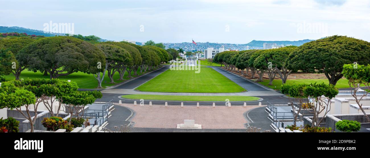 National Memorial Cemetery of the Pacific, Honolulu, Hawaii. Burial ...