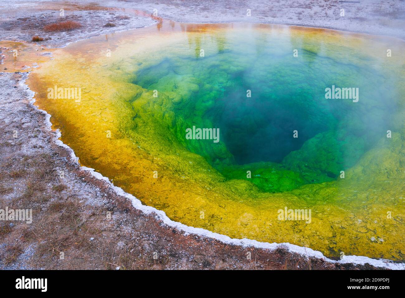 Morning Glory Pool, Upper Geyser Basin, Yellowstone National Park ...