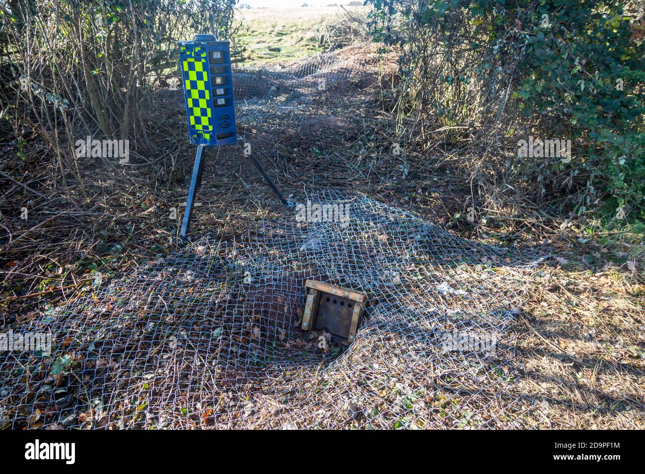 Eviction of badgers clearance of badger sett using metal fencing and ...