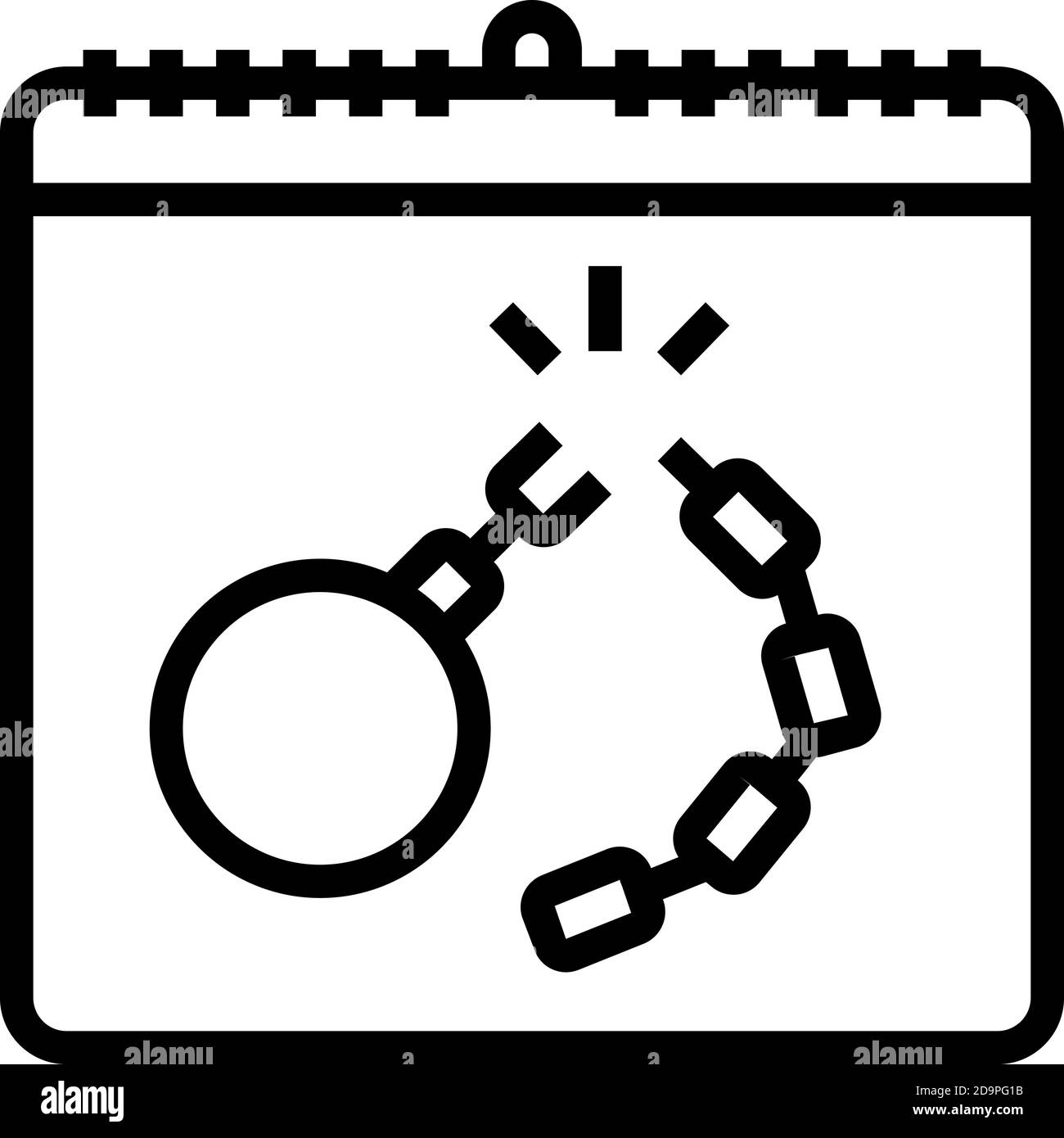 remembrance of slave trade and abolition line icon vector illustration ...