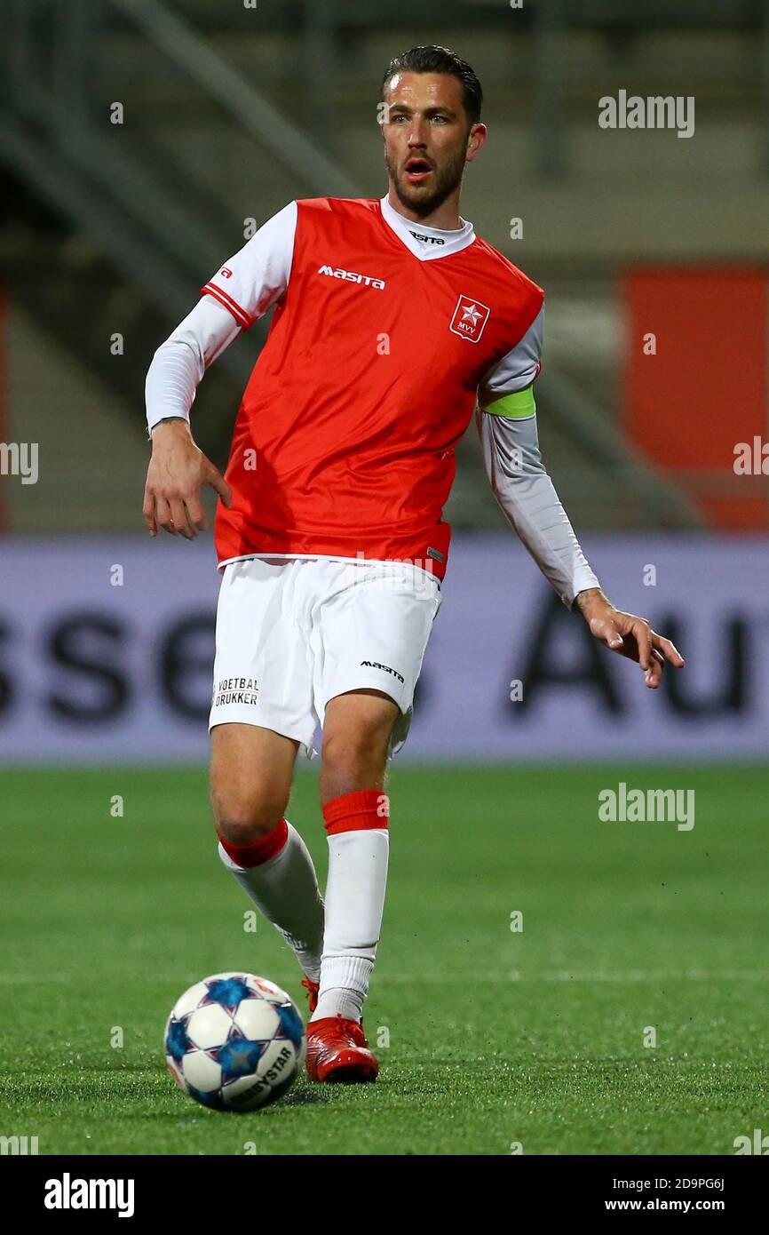 MAASTRICHT, NETHERLANDS - NOVEMBER 06: Thibaut van Acker of MVV during the Dutch ...