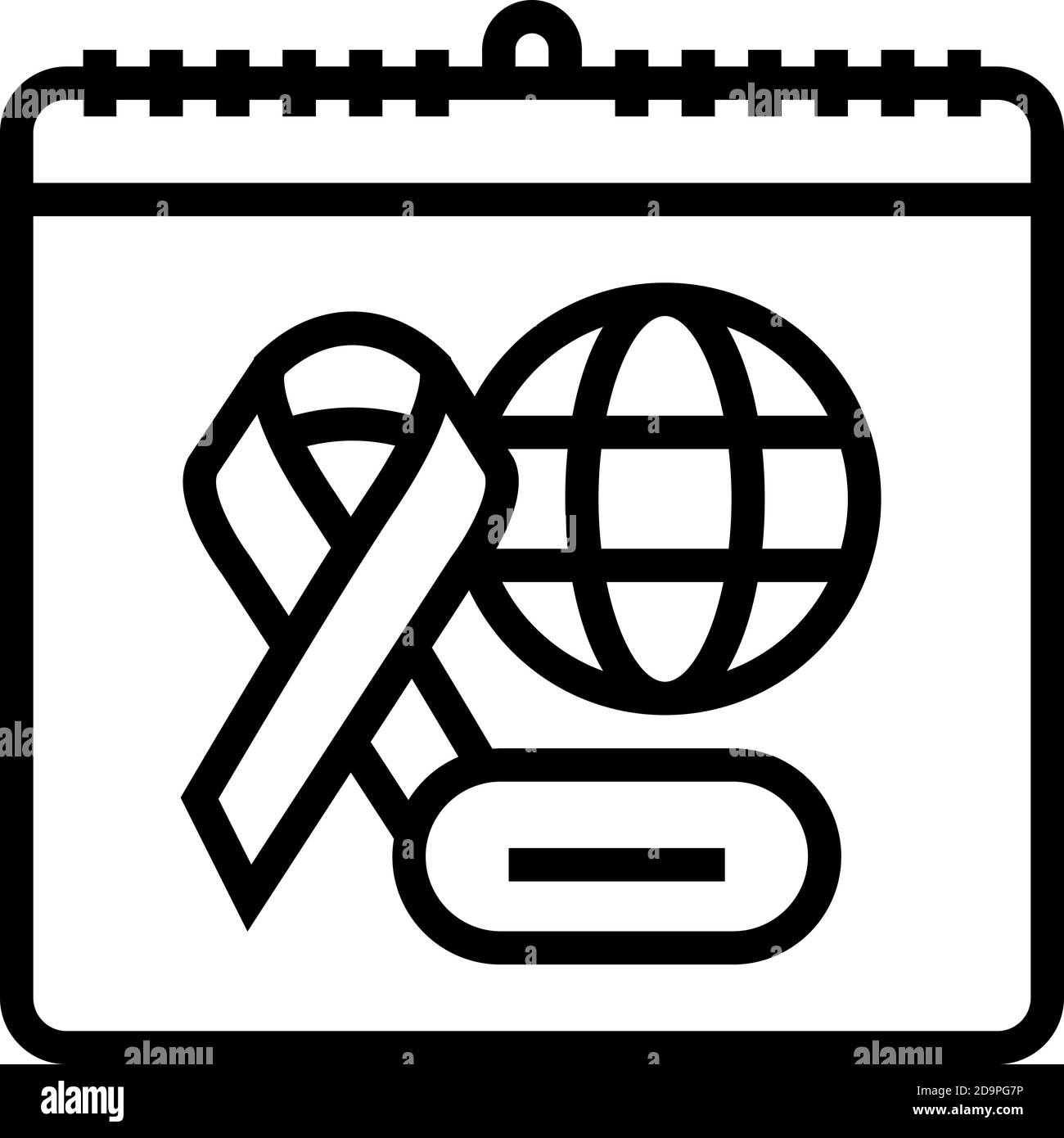 world aids day line icon vector illustration Stock Vector Image & Art ...