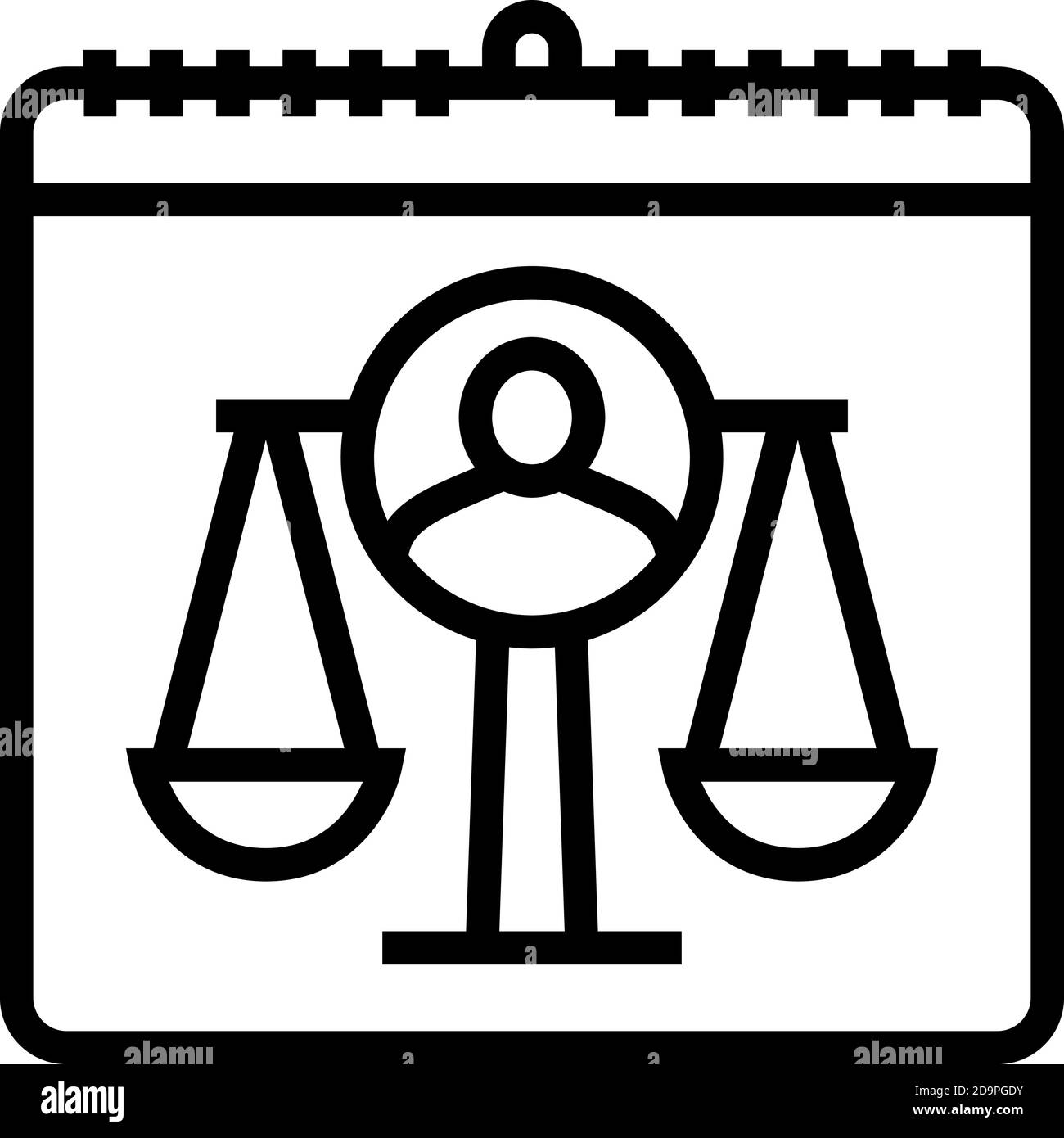 human rights day line icon vector illustration Stock Vector Image & Art ...