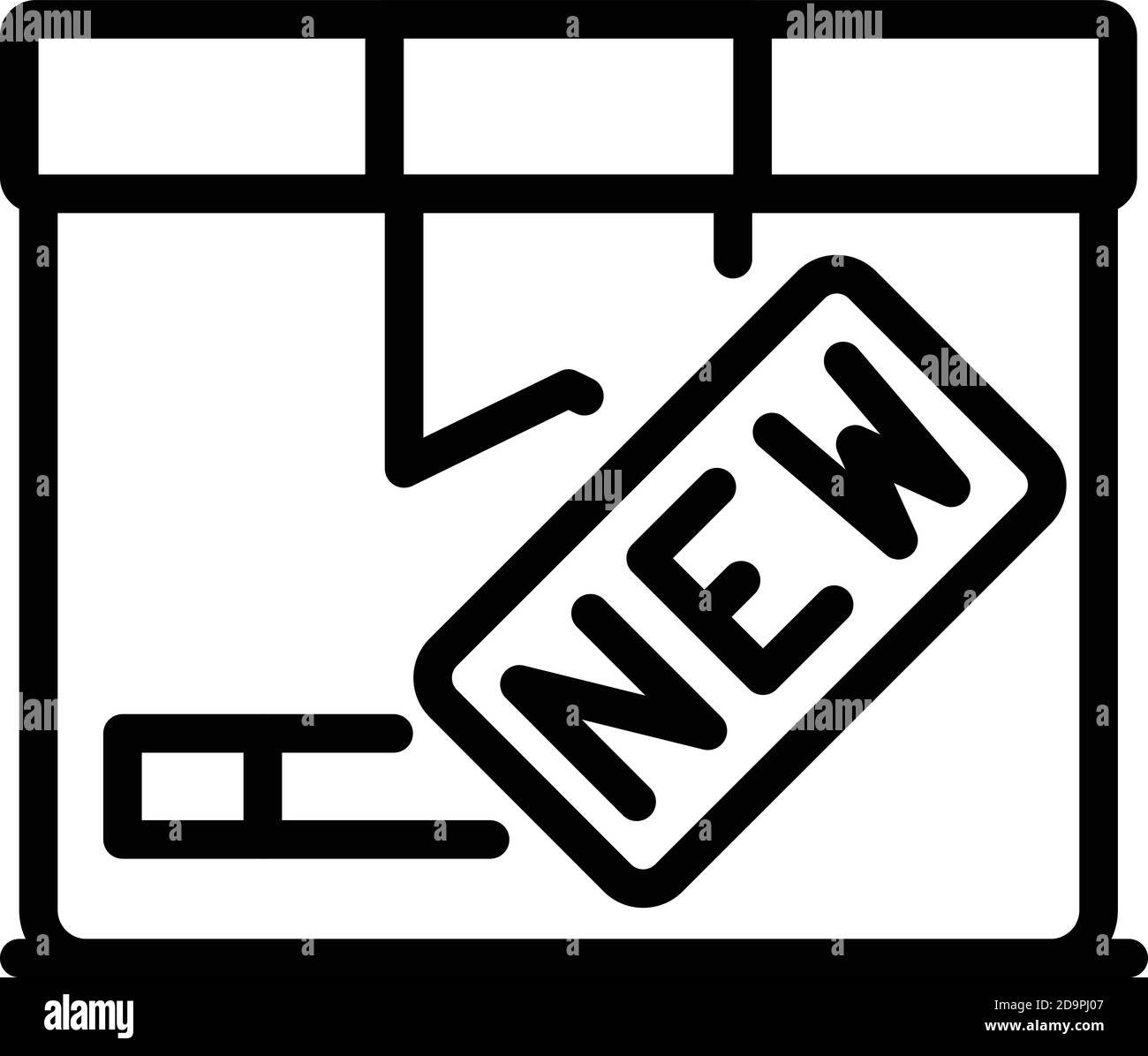 New purchase icon. Outline new purchase vector icon for web design ...