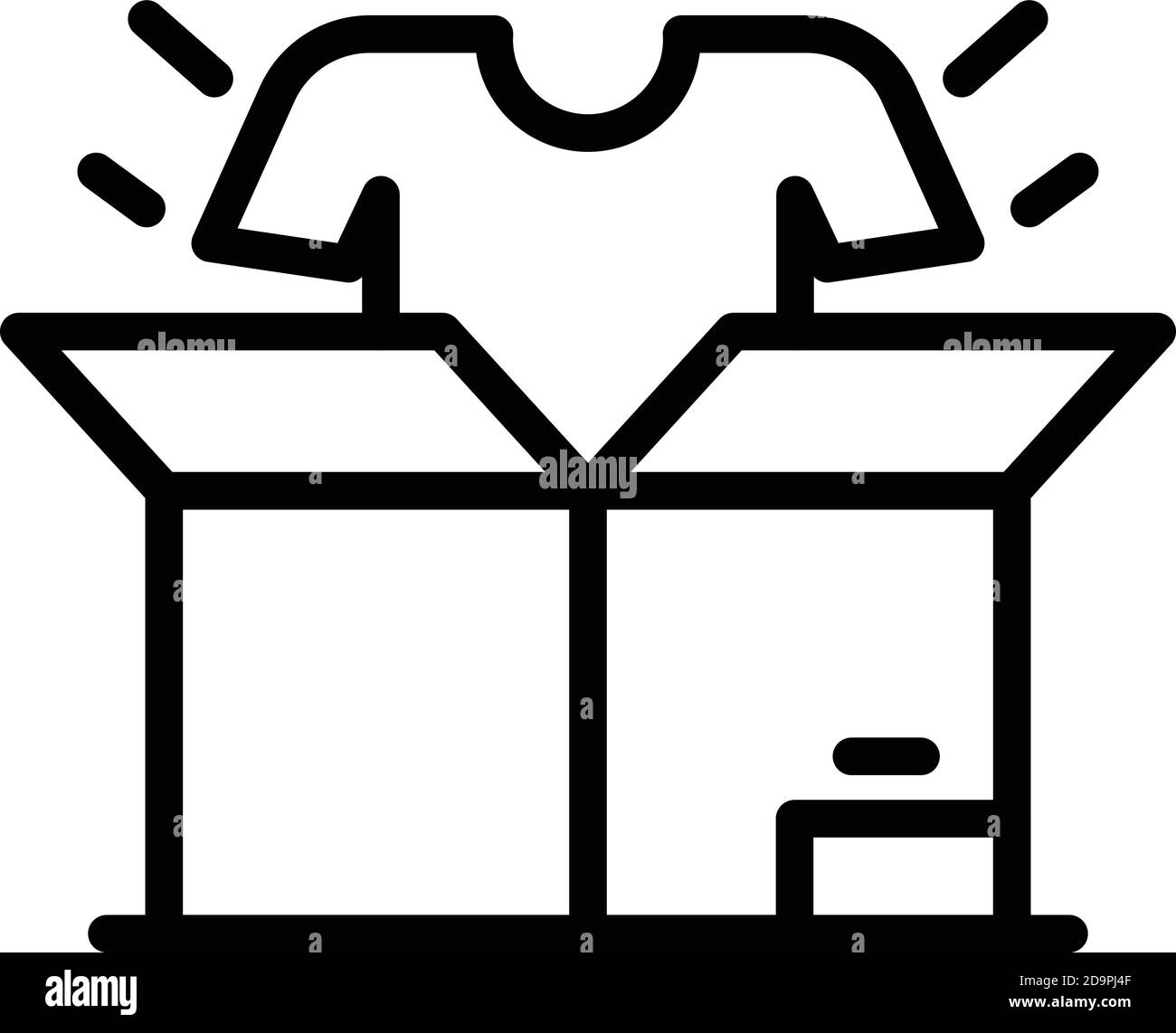 Sale box icon. Outline sale box vector icon for web design isolated on ...