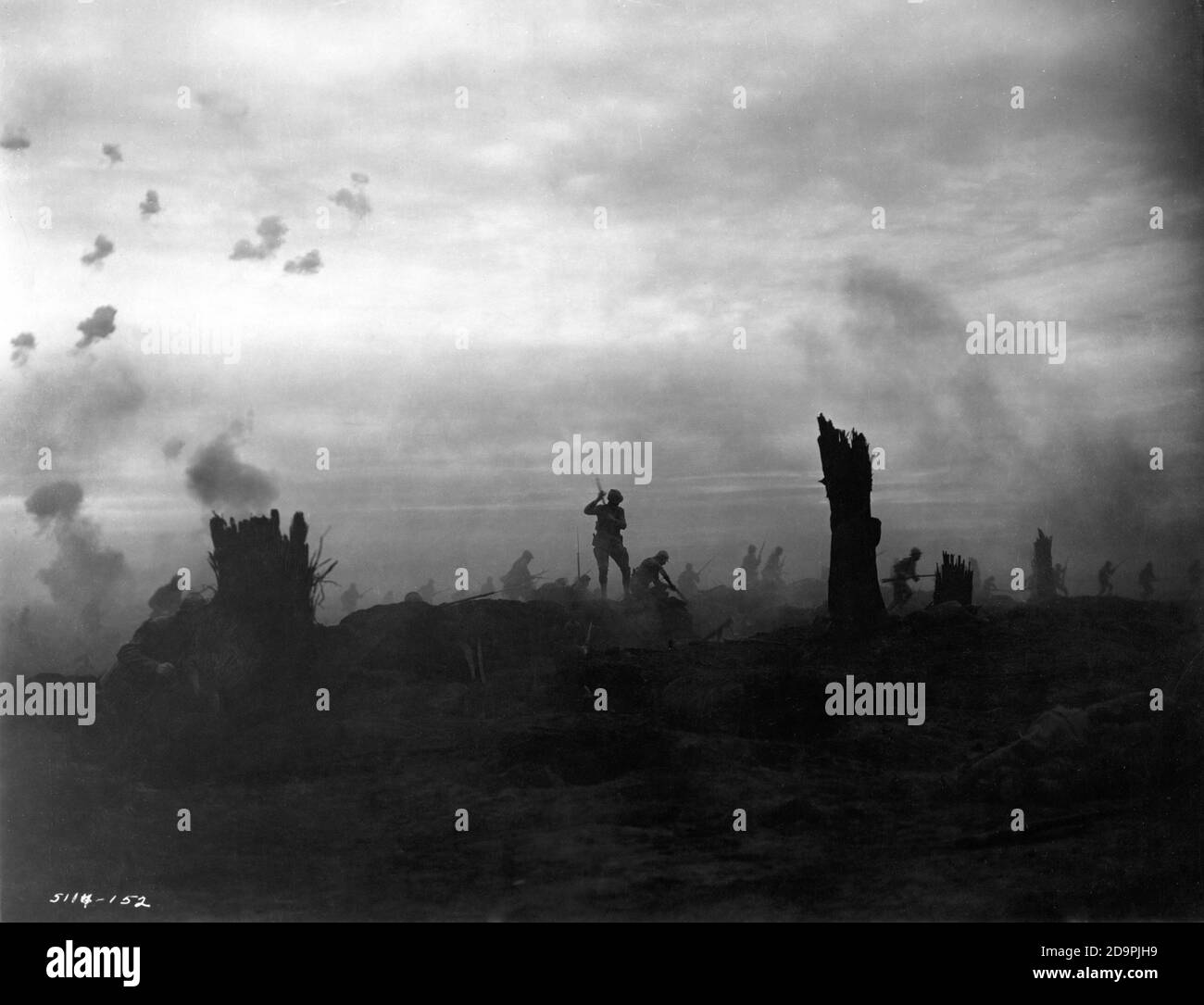 Battle Scene with French Infantry Soldiers in ALL QUIET ON THE WESTERN ...