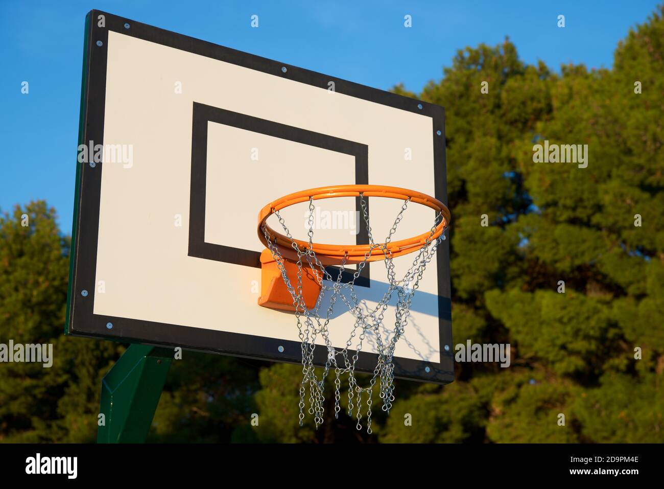 Close-up of a basketball hoop Stock Photo - Alamy