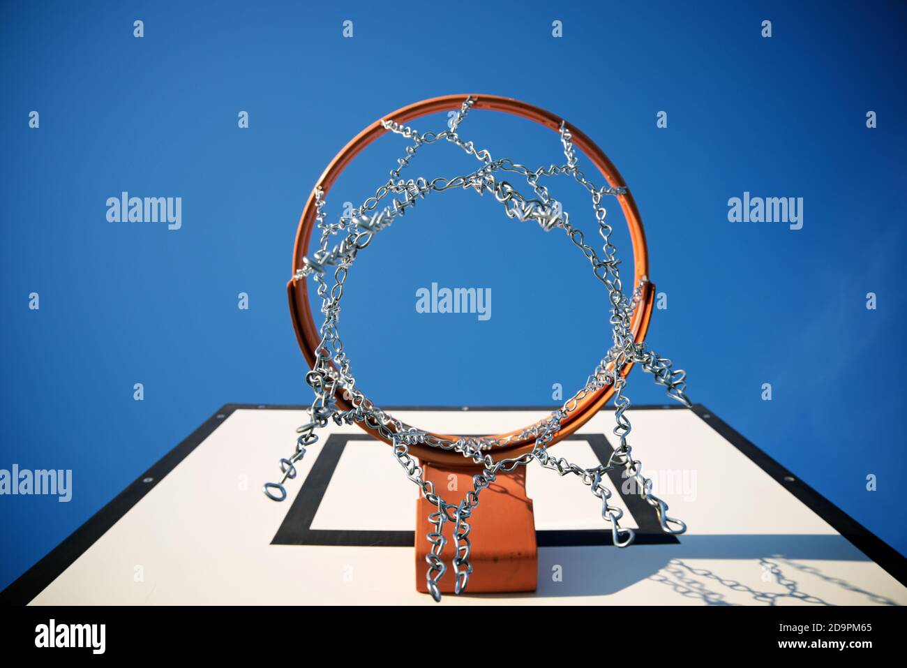 Close-up of a basketball hoop Stock Photo - Alamy