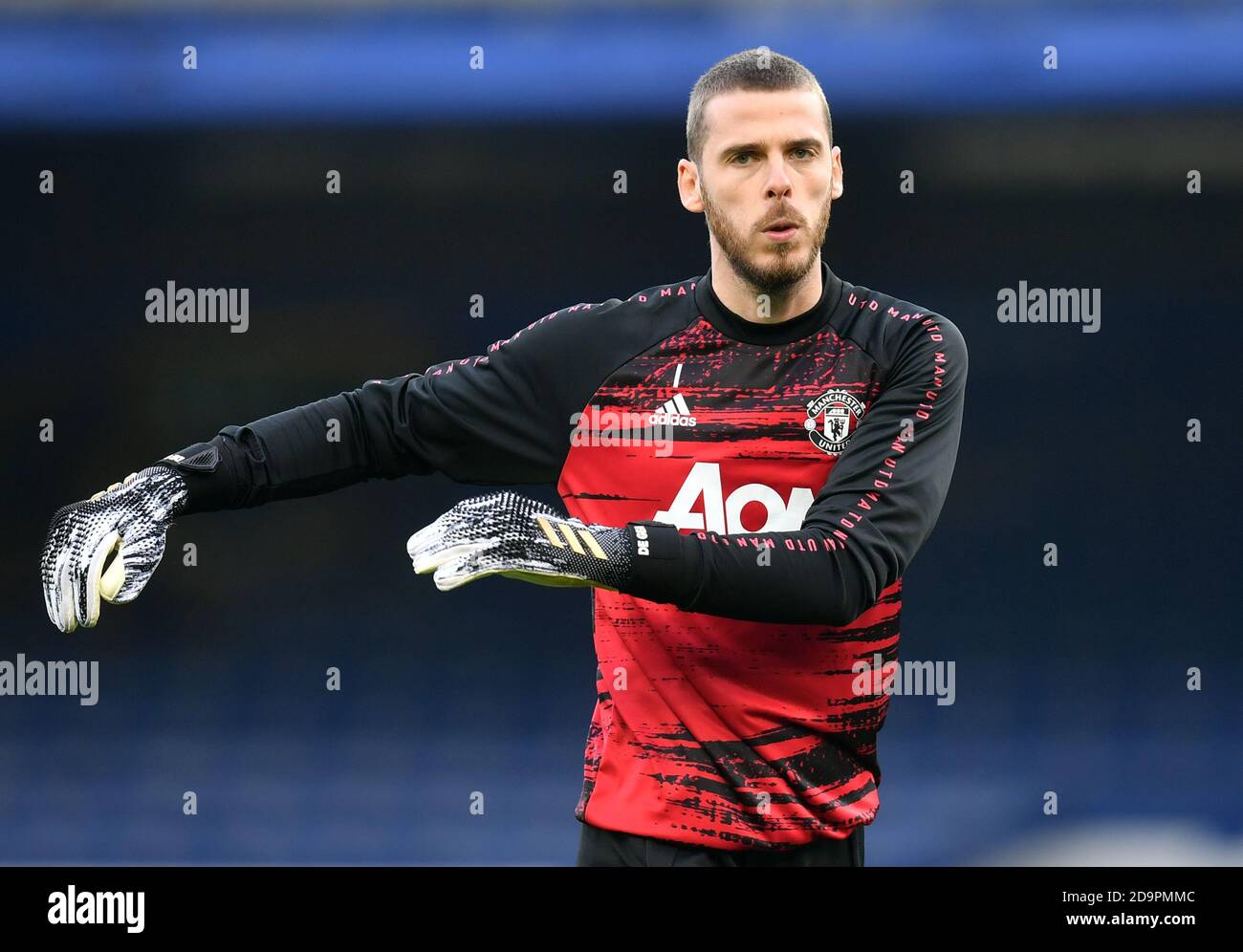 Manchester United goalkeeper David de Gea ahead of the Premier League ...