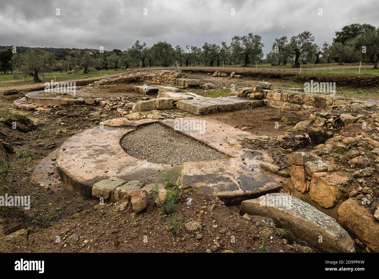 Caparra roman ruins hi-res stock photography and images - Alamy