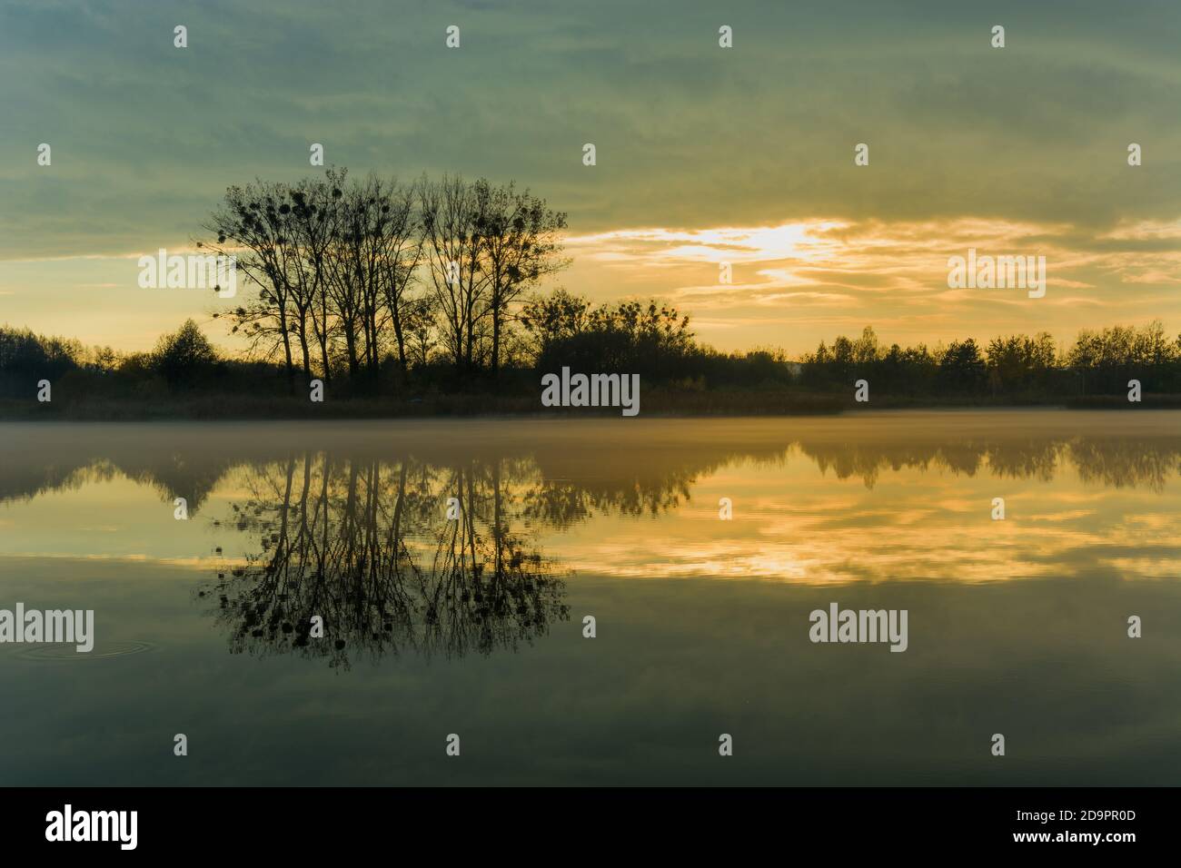 Evening fog mist misty hi-res stock photography and images - Alamy