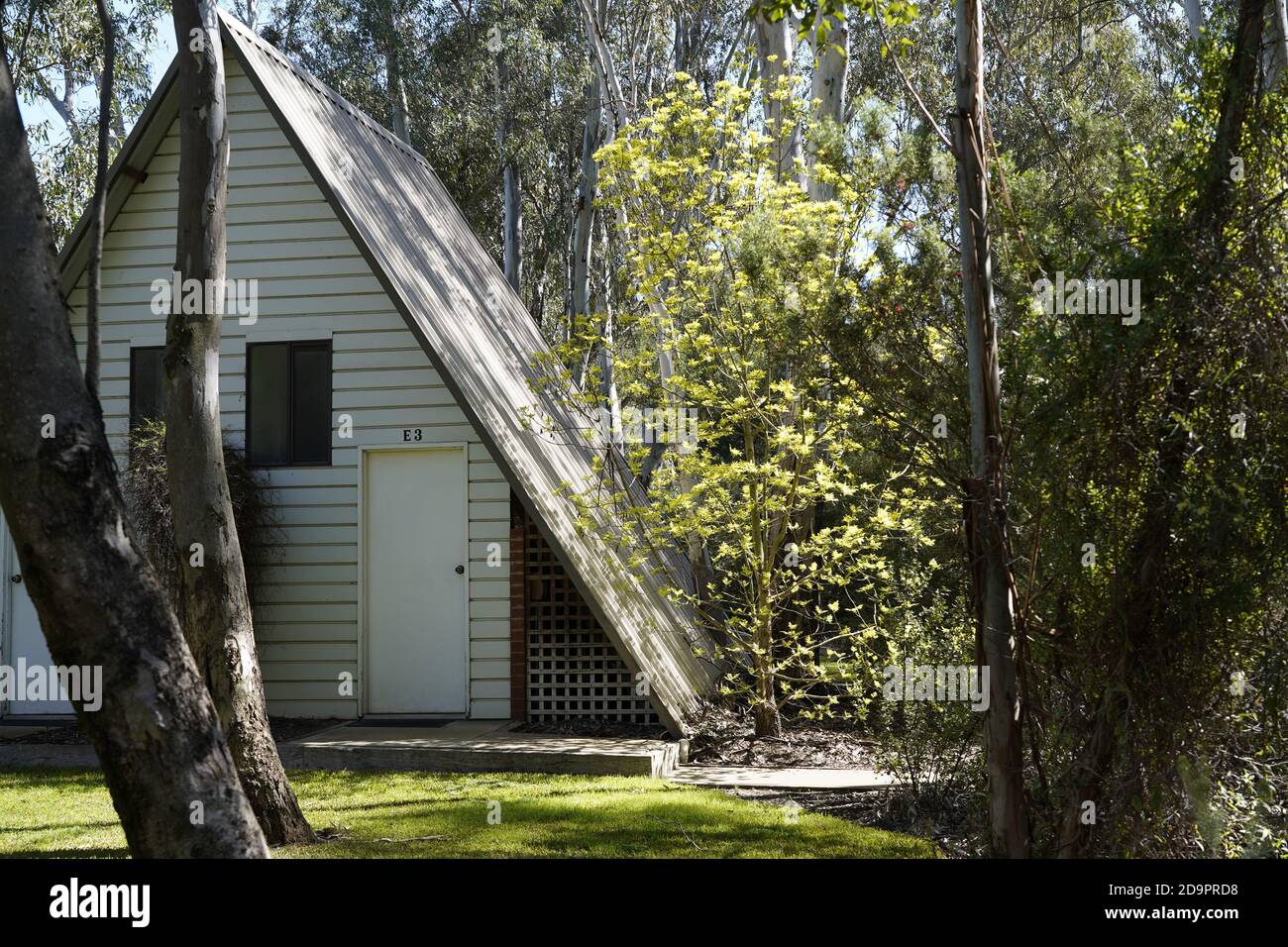 Modernist Australia A frame house Stock Photo - Alamy