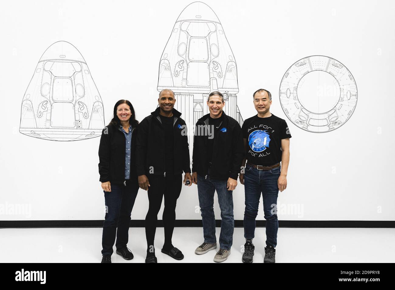 Hawthorne, California. 07th Nov, 2020. NASA's SpaceX Crew-1 astronauts ...