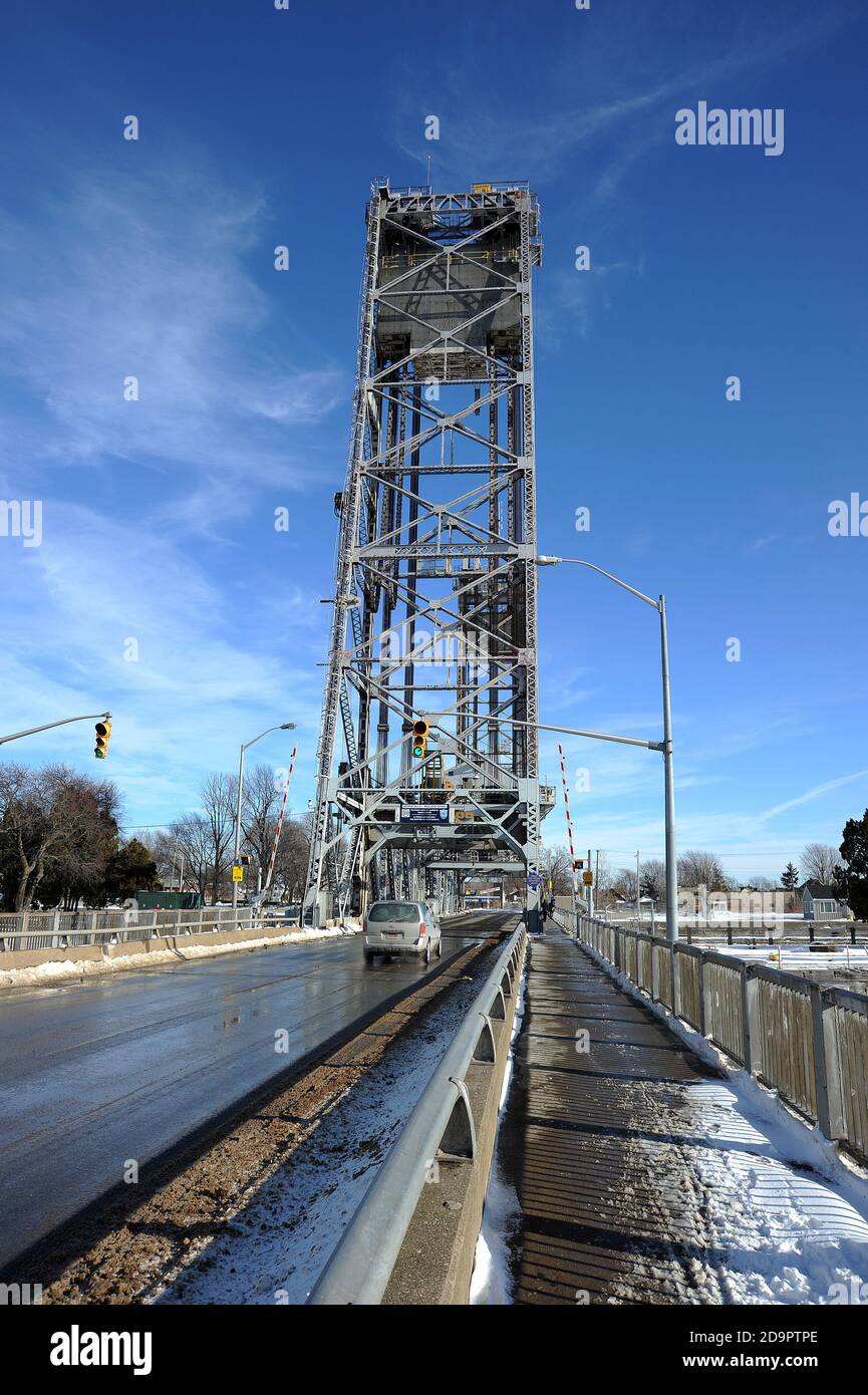 Clarence Street Bridge, Port Colborne Stock Photo - Alamy
