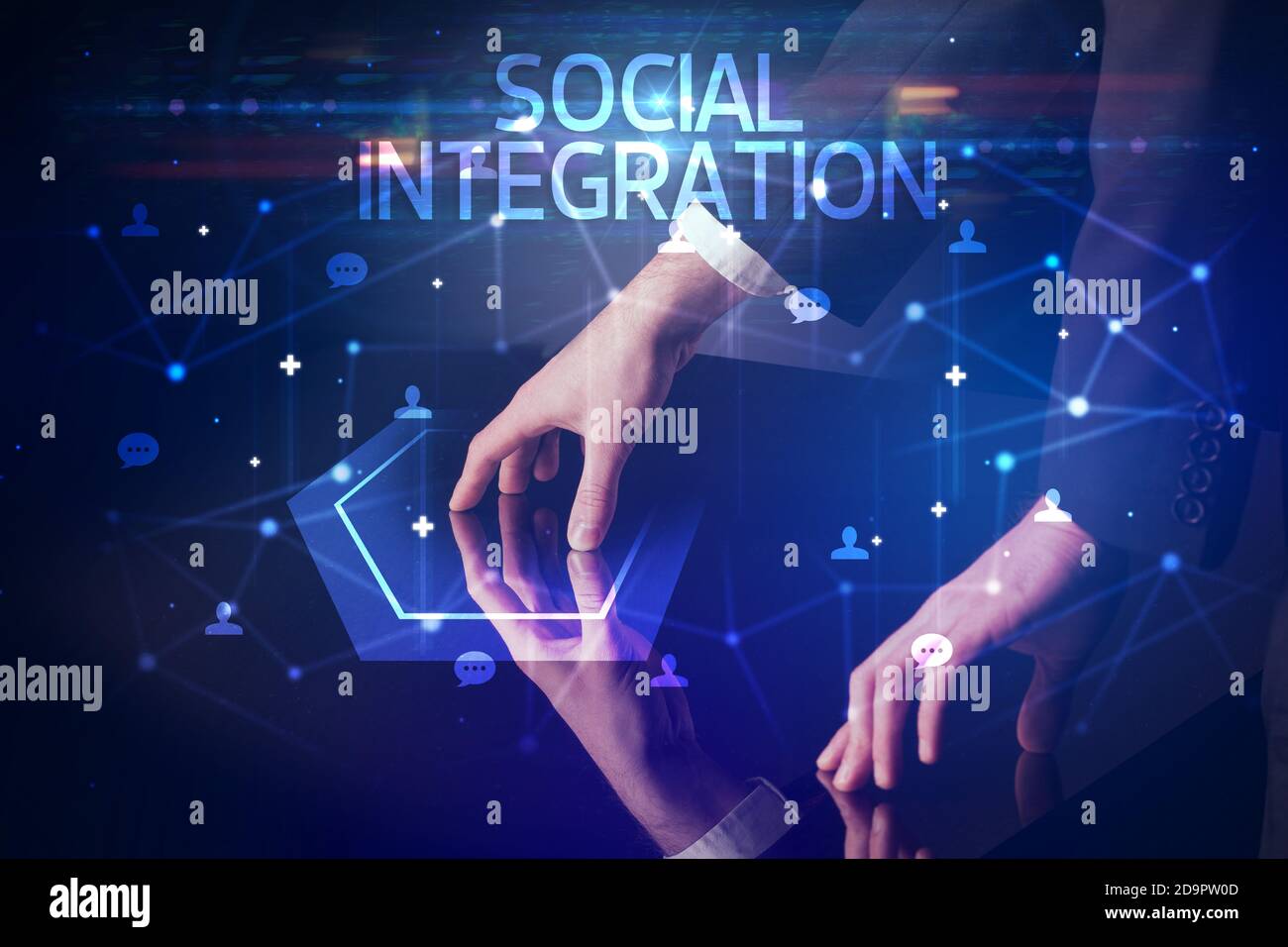 Navigating social networking with SOCIAL INTEGRATION inscription, new ...