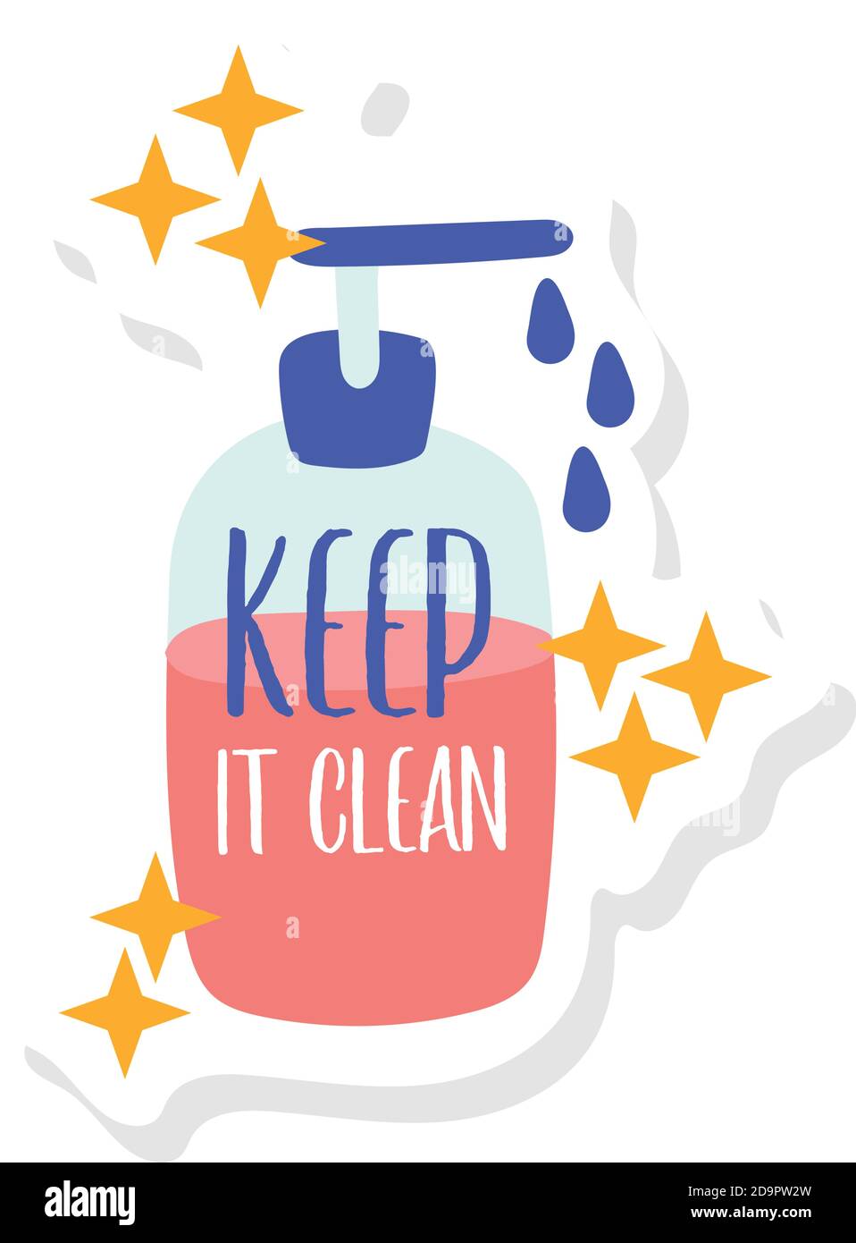 Keep it cleaning Stock Vector Images - Alamy
