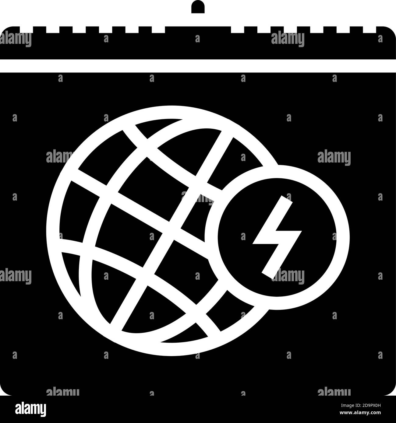 earth day glyph icon vector illustration sign Stock Vector Image & Art ...