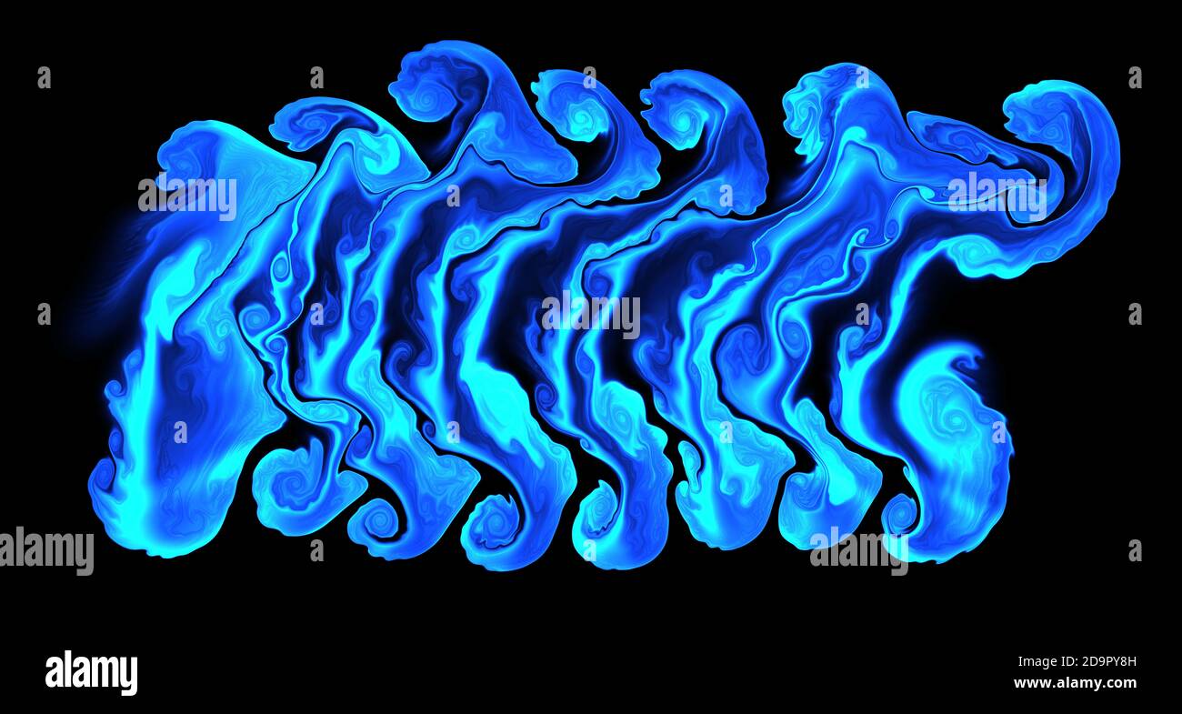 Computer generated artifical rainbow fluid texture Stock Photo - Alamy
