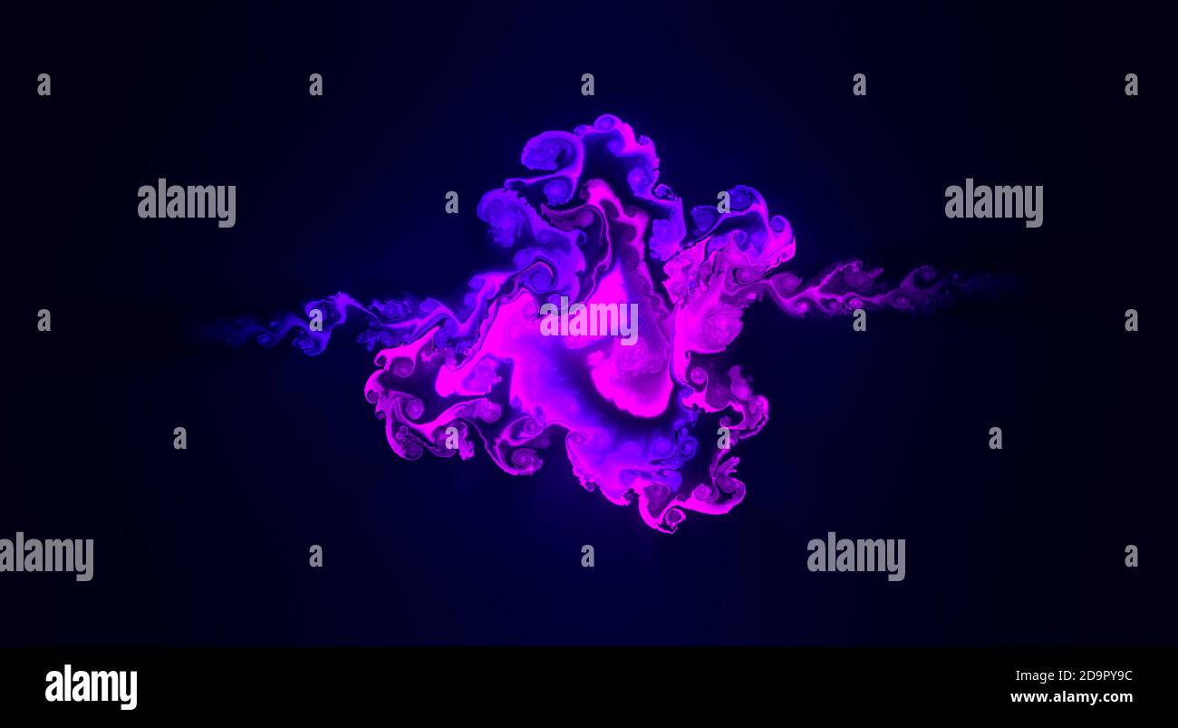 Computer generated artifical rainbow fluid texture Stock Photo - Alamy