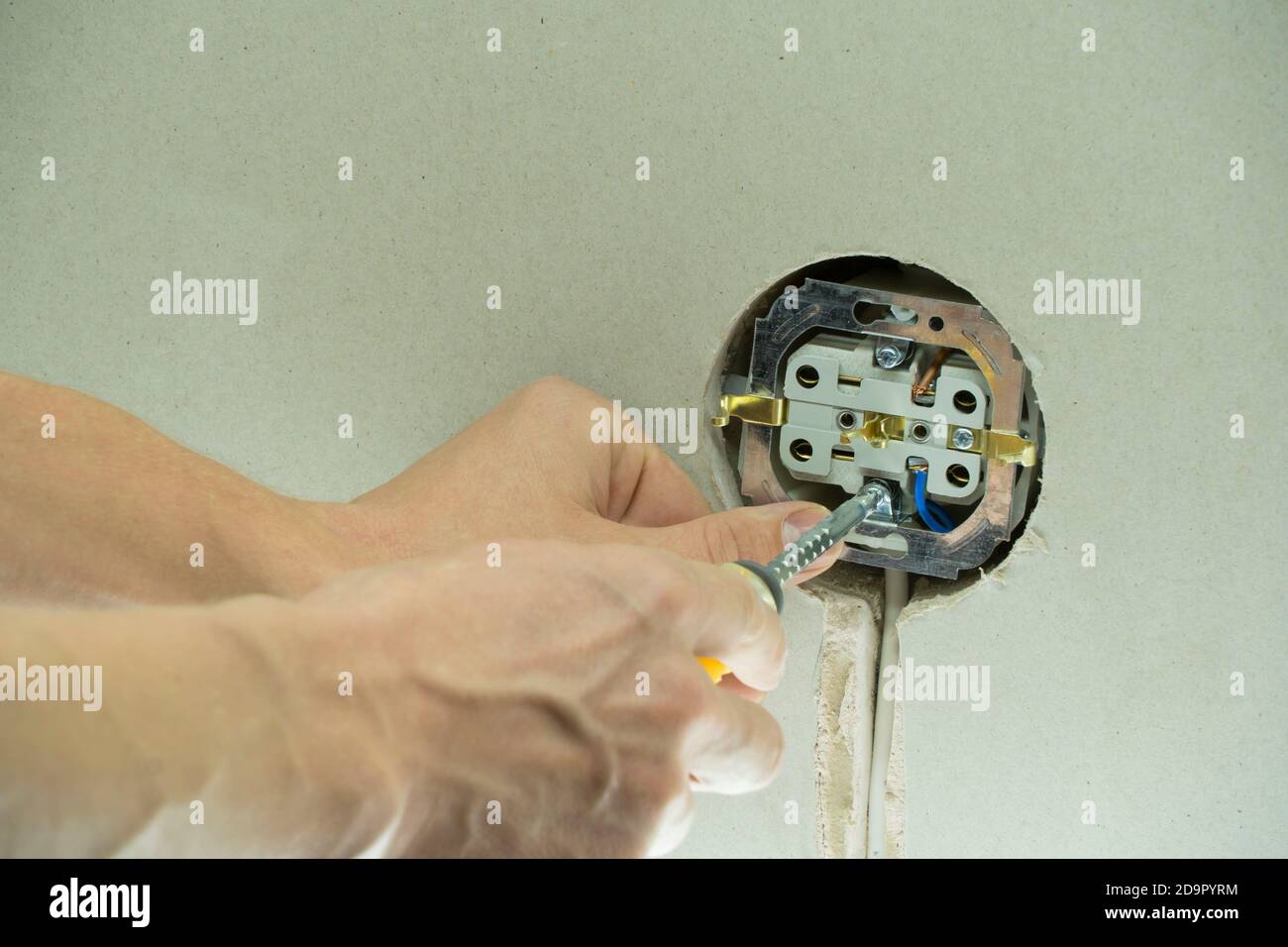 Electric man worker hi-res stock photography and images - Alamy