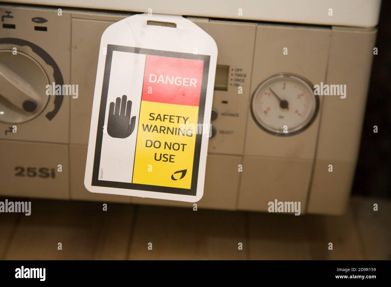 British central heating boiler broken, condemned and shut down by ...