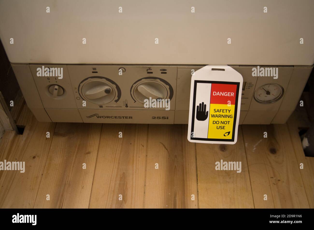 British central heating boiler broken, condemned and shut down by ...