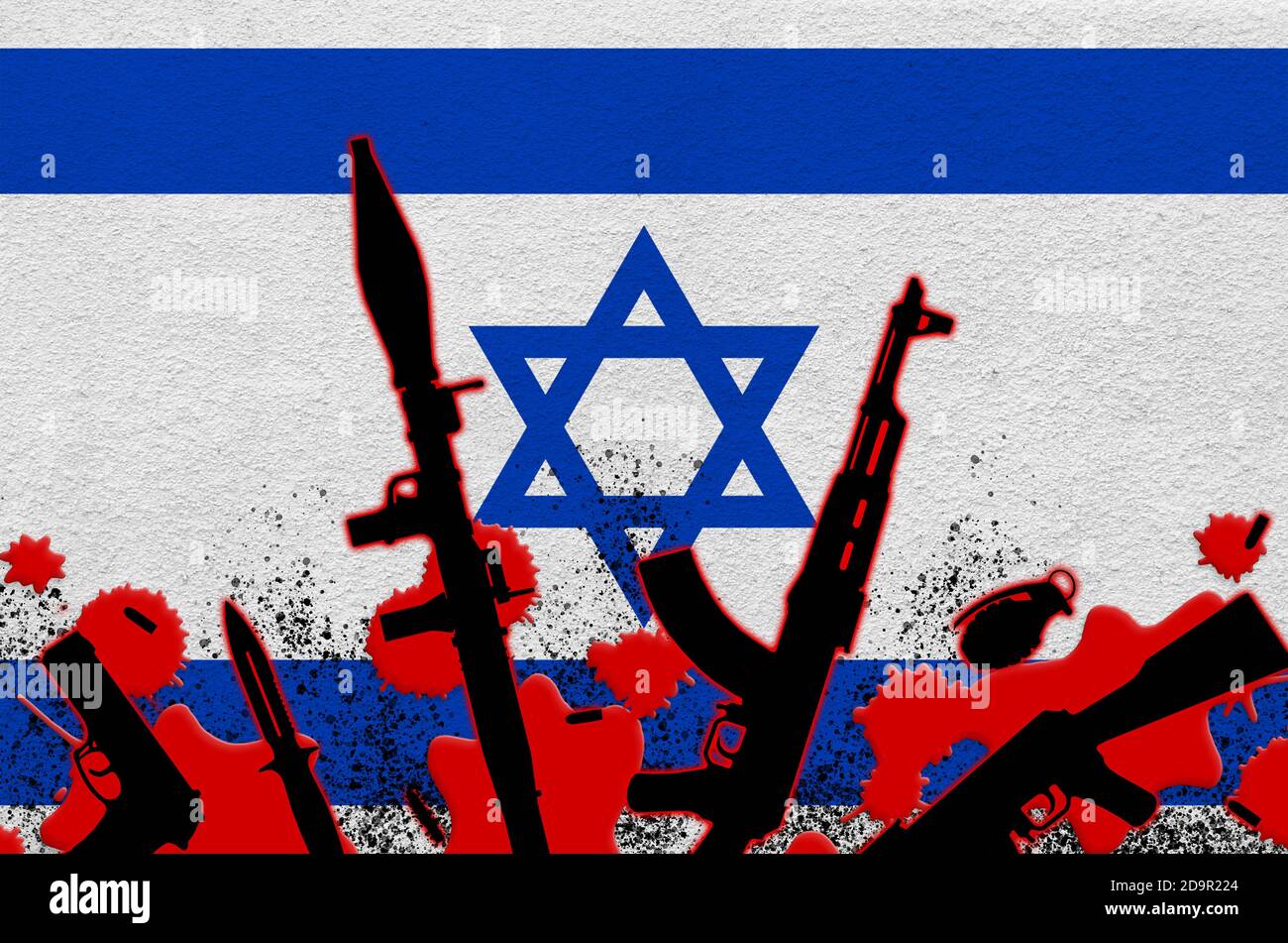 Israel Flag Gun
