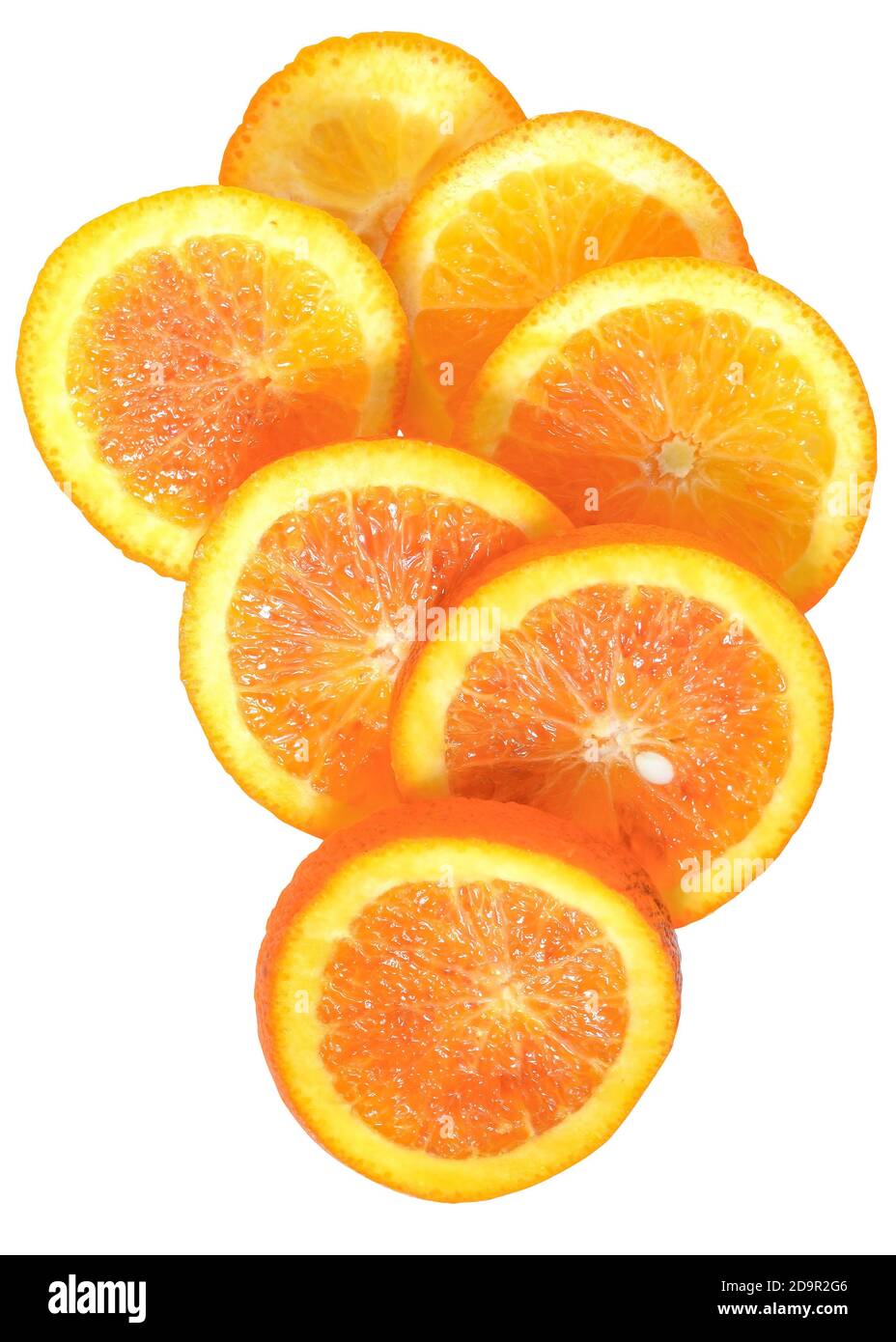 Orange top view Cut Out Stock Images & Pictures - Alamy