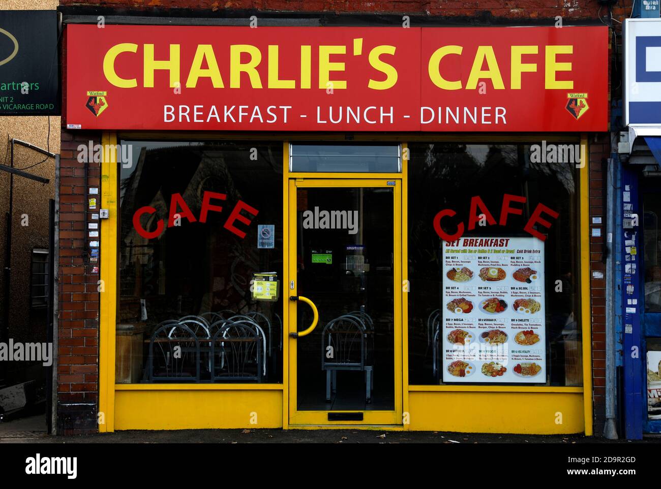 Charlies café hi-res stock photography and images - Alamy
