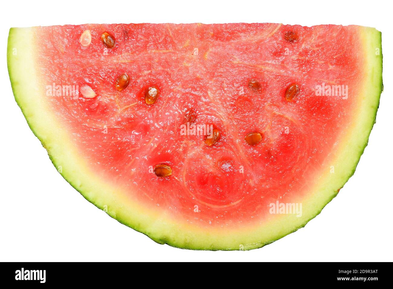 Piece of a ripe watermelon isolated on a white background Stock Photo ...