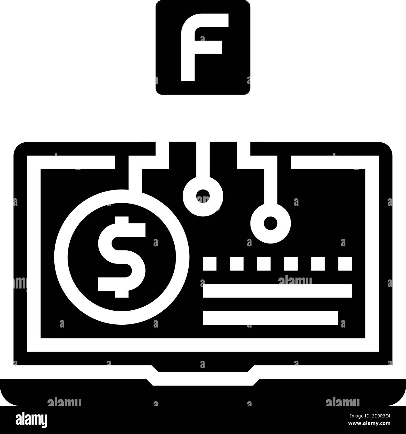 smm service business glyph icon vector illustration Stock Vector Image ...