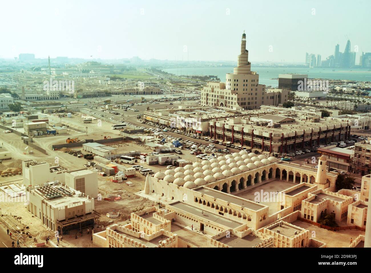 DOHA, QATAR - APRIL 12: View of Fanar Islamic Cultural Center Doha ...