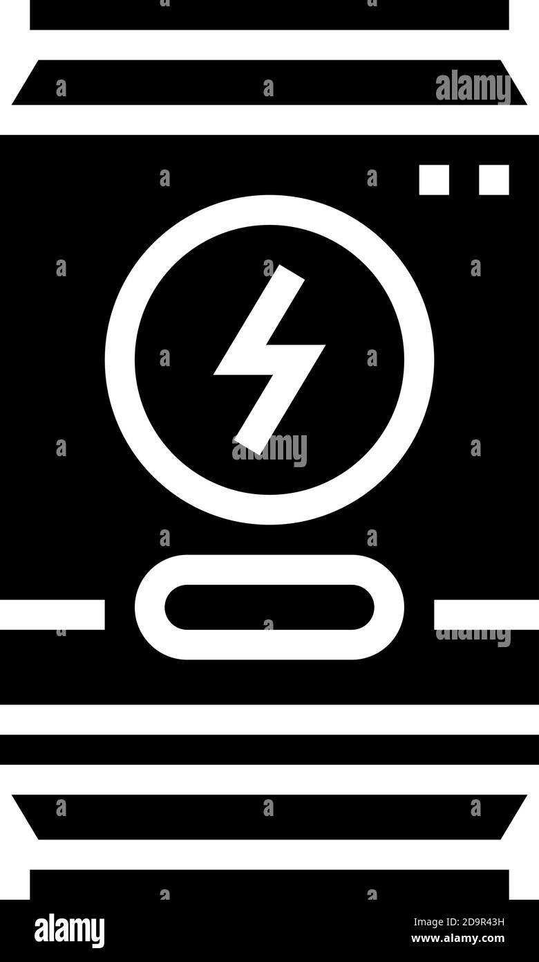 energy drink glyph icon vector illustration sign Stock Vector Image ...