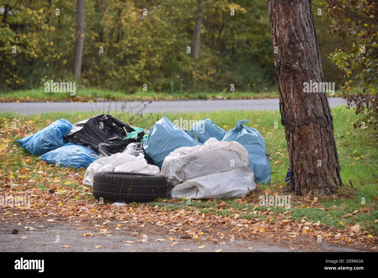 Entrance to the parking lot hi-res stock photography and images - Alamy