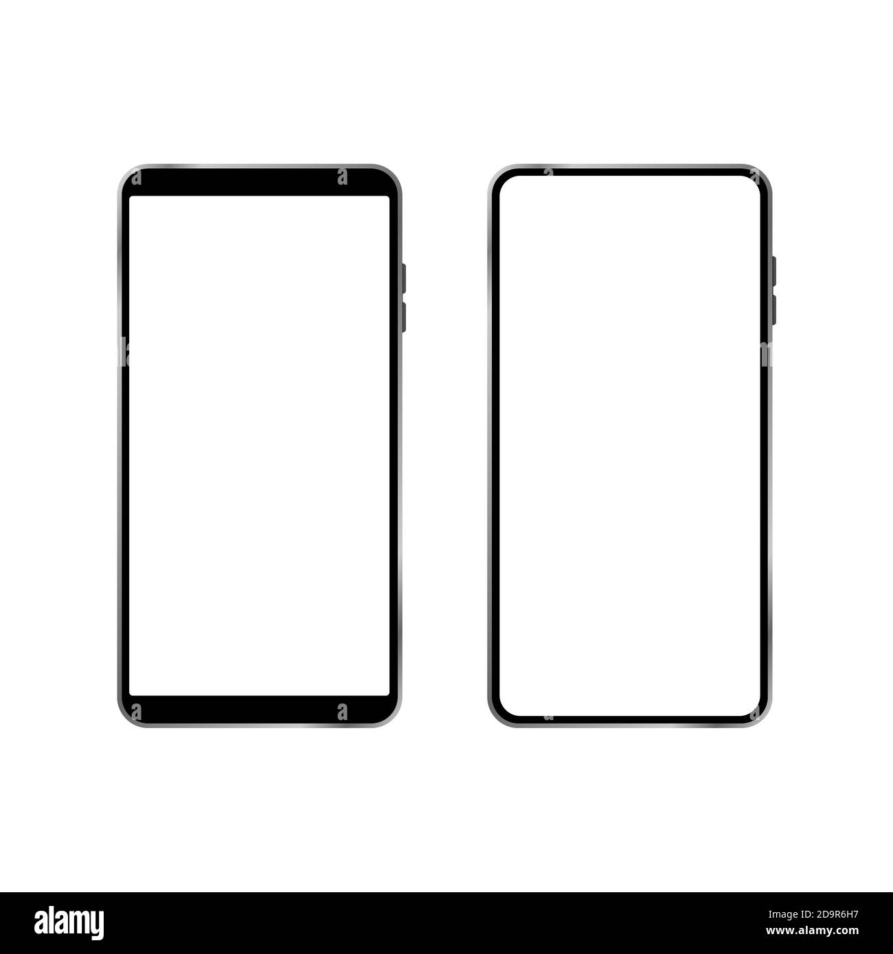 Phone screen template with a place to insert Stock Vector Image & Art ...