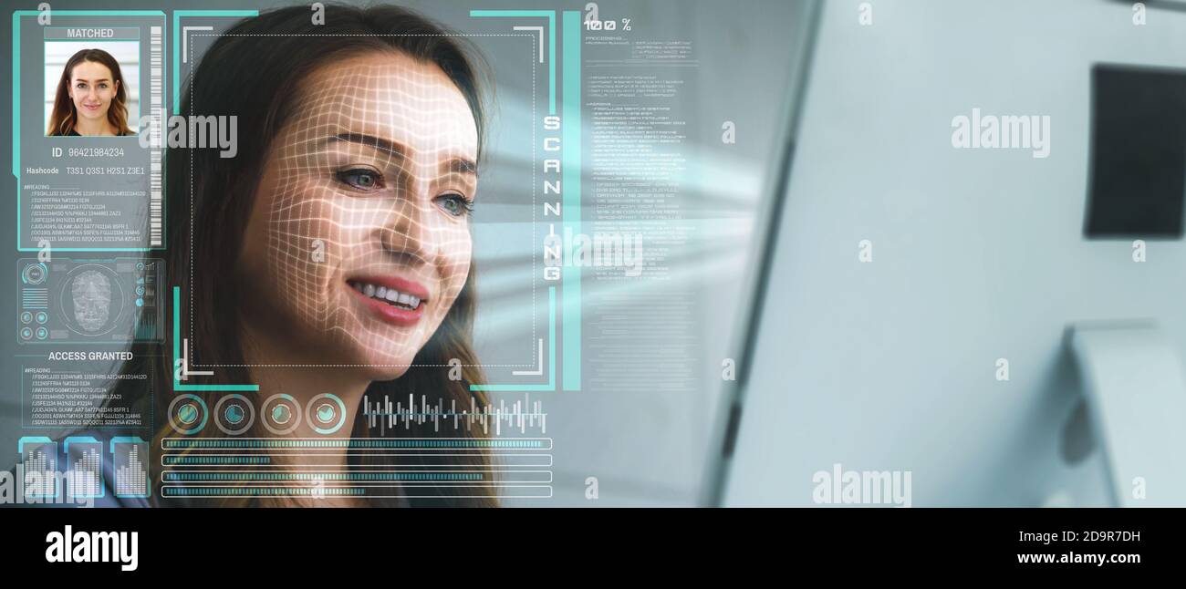Image recognition face hi-res stock photography and images - Alamy