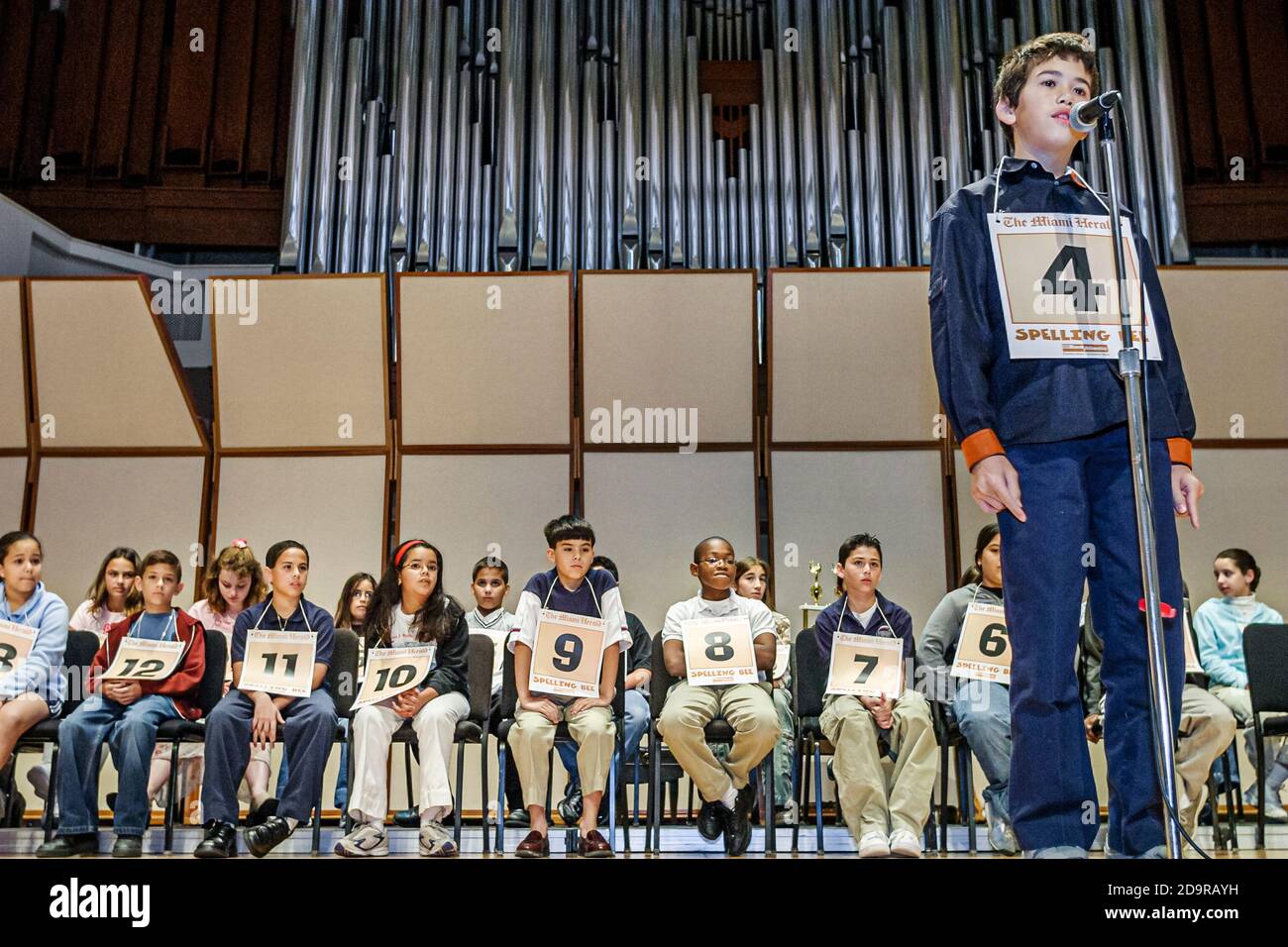 Miami Florida,Dade Monroe County Spelling Bee,annual event competition ...