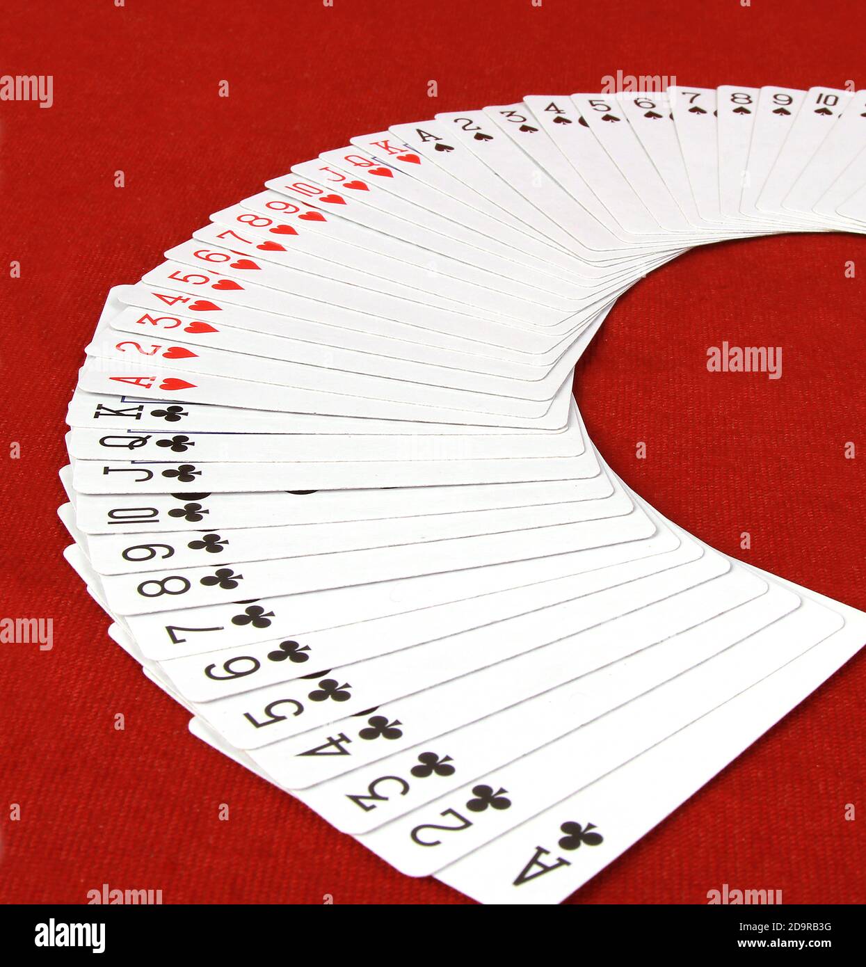 Deck of cards fan hi-res stock photography and images - Alamy